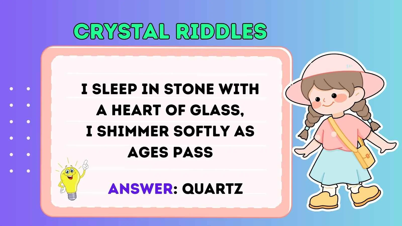 283+ Crystal Riddles Sparkling Brain Teasers for Thinkers